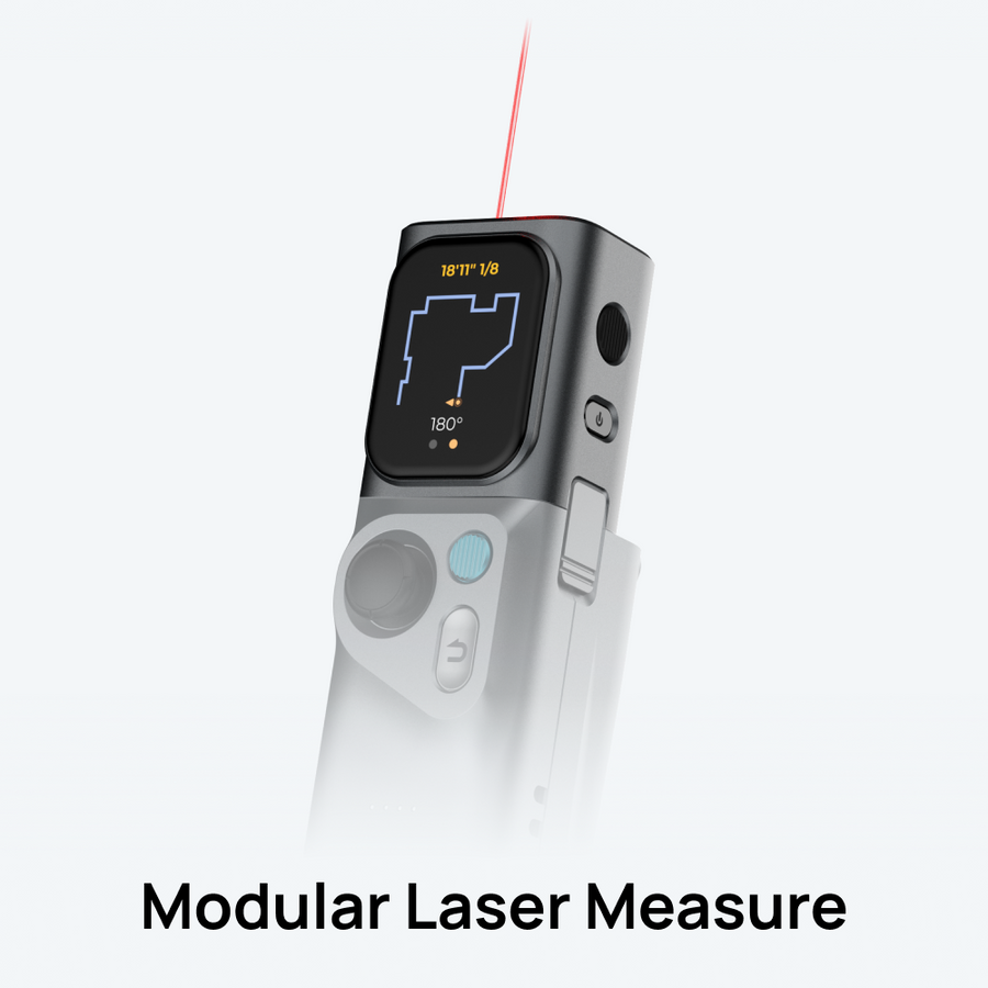 M-Cube: Modular Laser Level & Measuring Scale Ruler – HOZO Design
