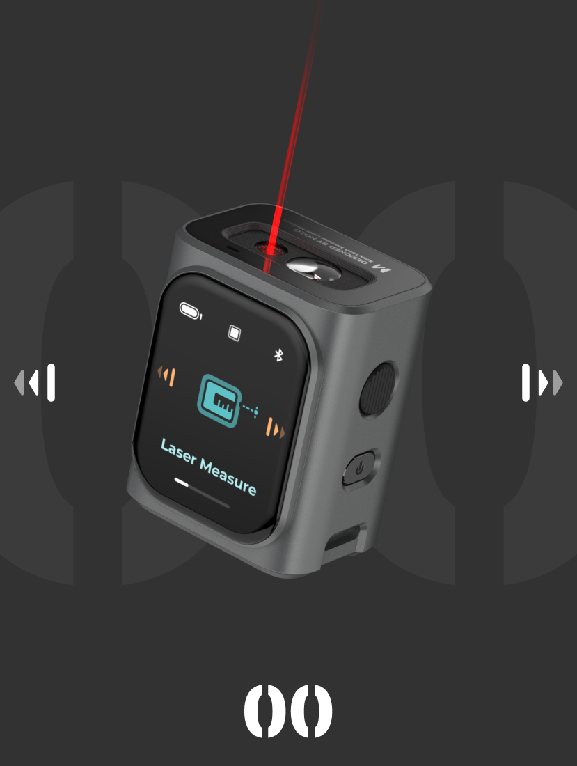 M-Cube: Modular Laser Level & Measuring Scale Ruler - HOZO Design