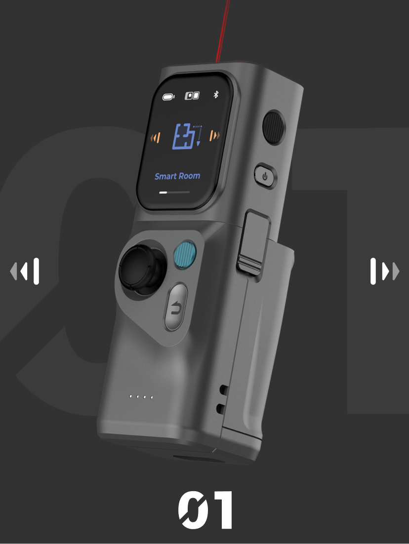 M-Cube: Modular Laser Level & Measuring Scale Ruler - HOZO Design