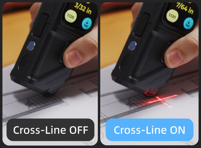 M-Cube 05 Scale Roller: Smart Rolling Scale Ruler - HOZO Design