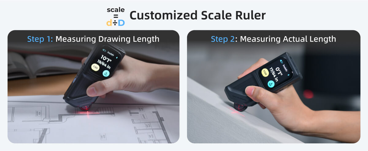 M-Cube 05 Scale Roller: Smart Rolling Scale Ruler - HOZO Design