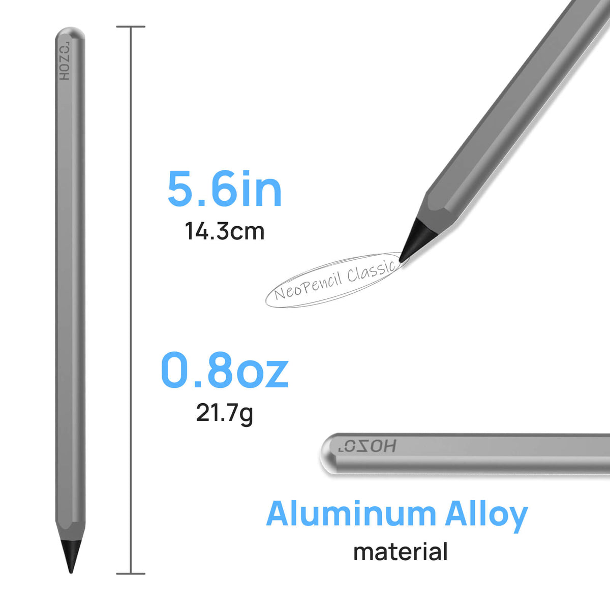 NeoPencil Inkless Pencil – Smooth, Durable, and Elegant Writing – HOZO ...