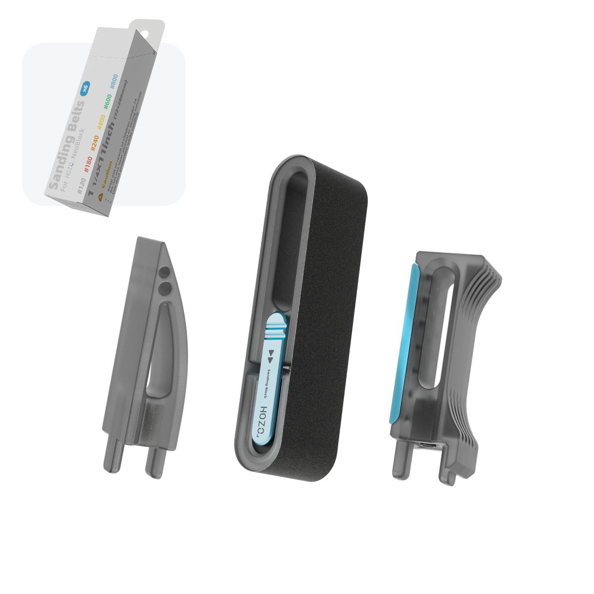 NeoBlock Combo – Modular Hand Sander & Surface Finishing Kit – HOZO Design